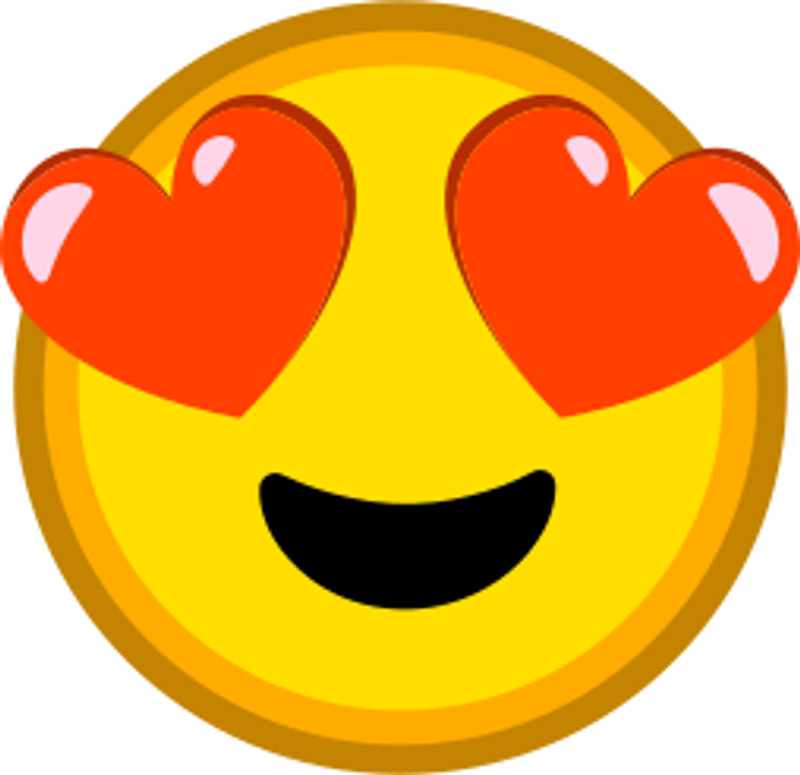 Free Heart Eyes Vector Icon - Mediamodifier