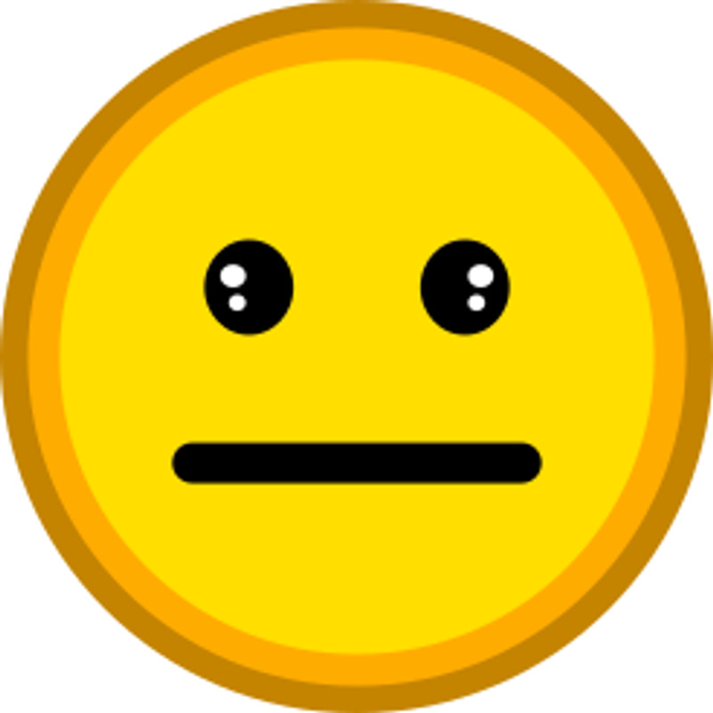 Free Neutral Face Emoji Vector - Mediamodifier