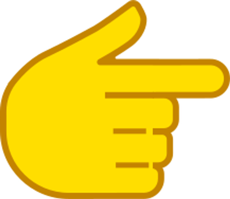 Free Finger Pointing Icon SVG - Mediamodifier