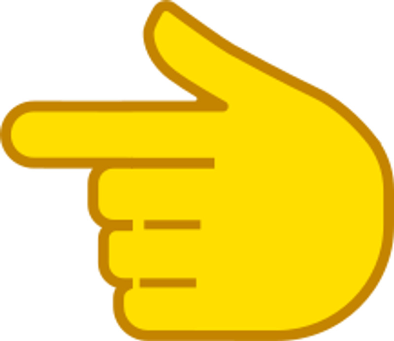 Free Finger Point Left SVG - Mediamodifier