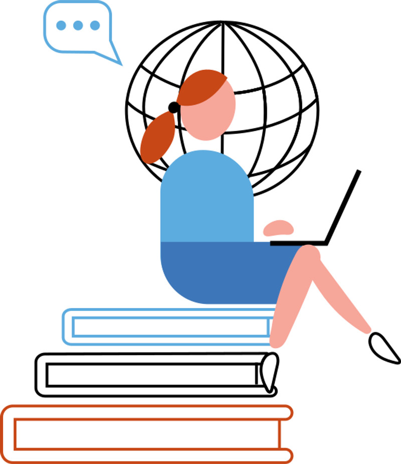 Free Working Woman Illustration SVG - Mediamodifier