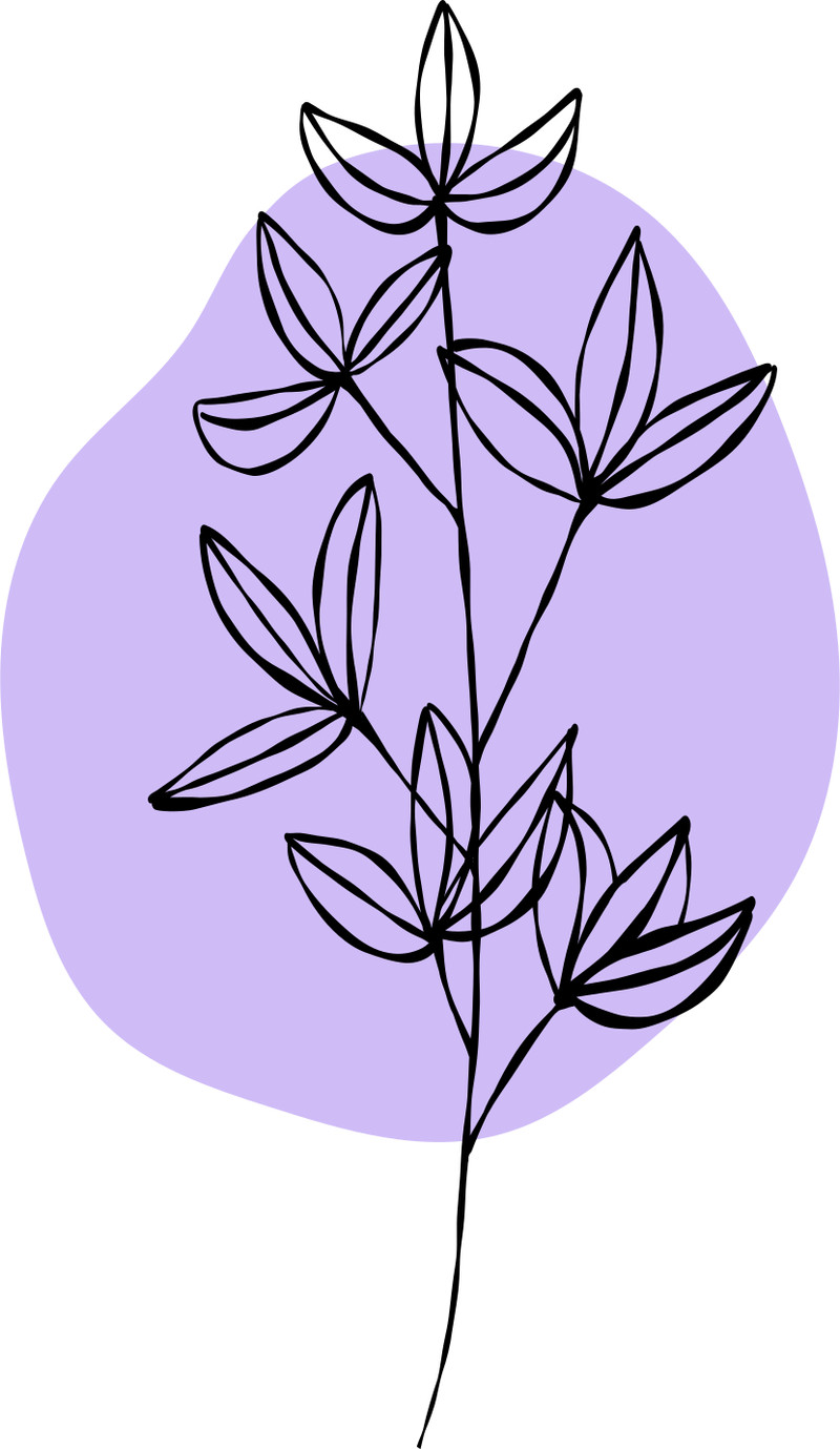 Free Three Leaves Branch Drawing SVG - Mediamodifier