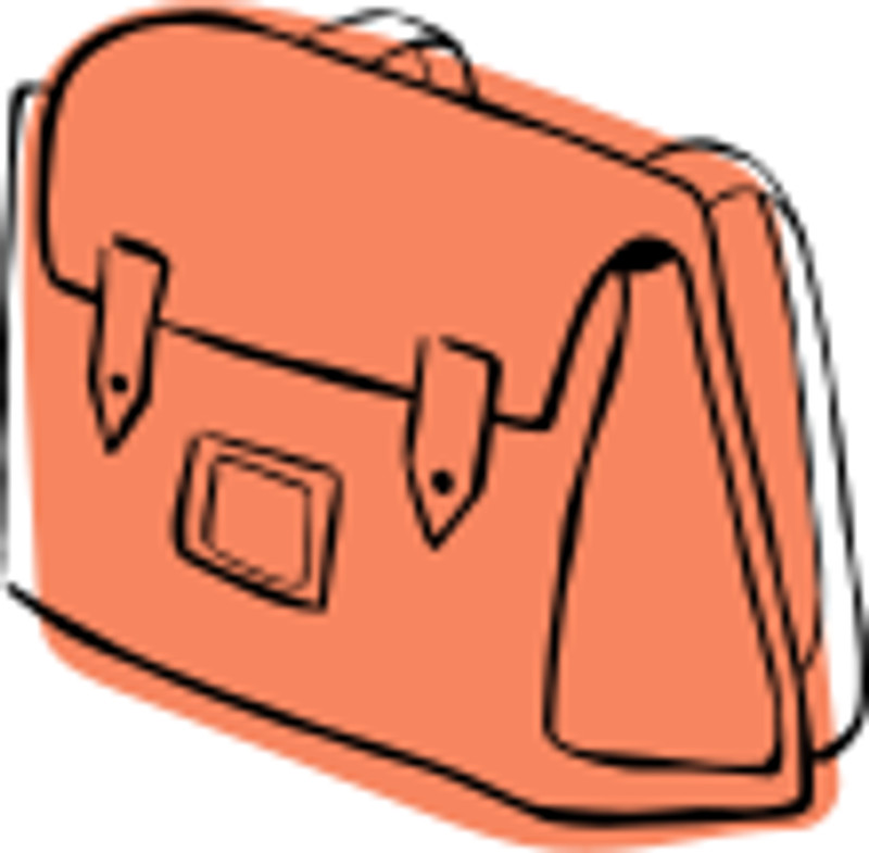 Free Student Briefcase Illustration SVG - Mediamodifier