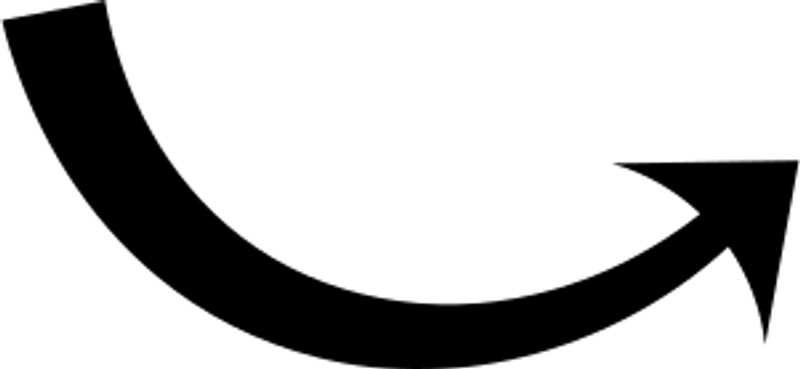 Free Long Curved Arrow SVG - Mediamodifier