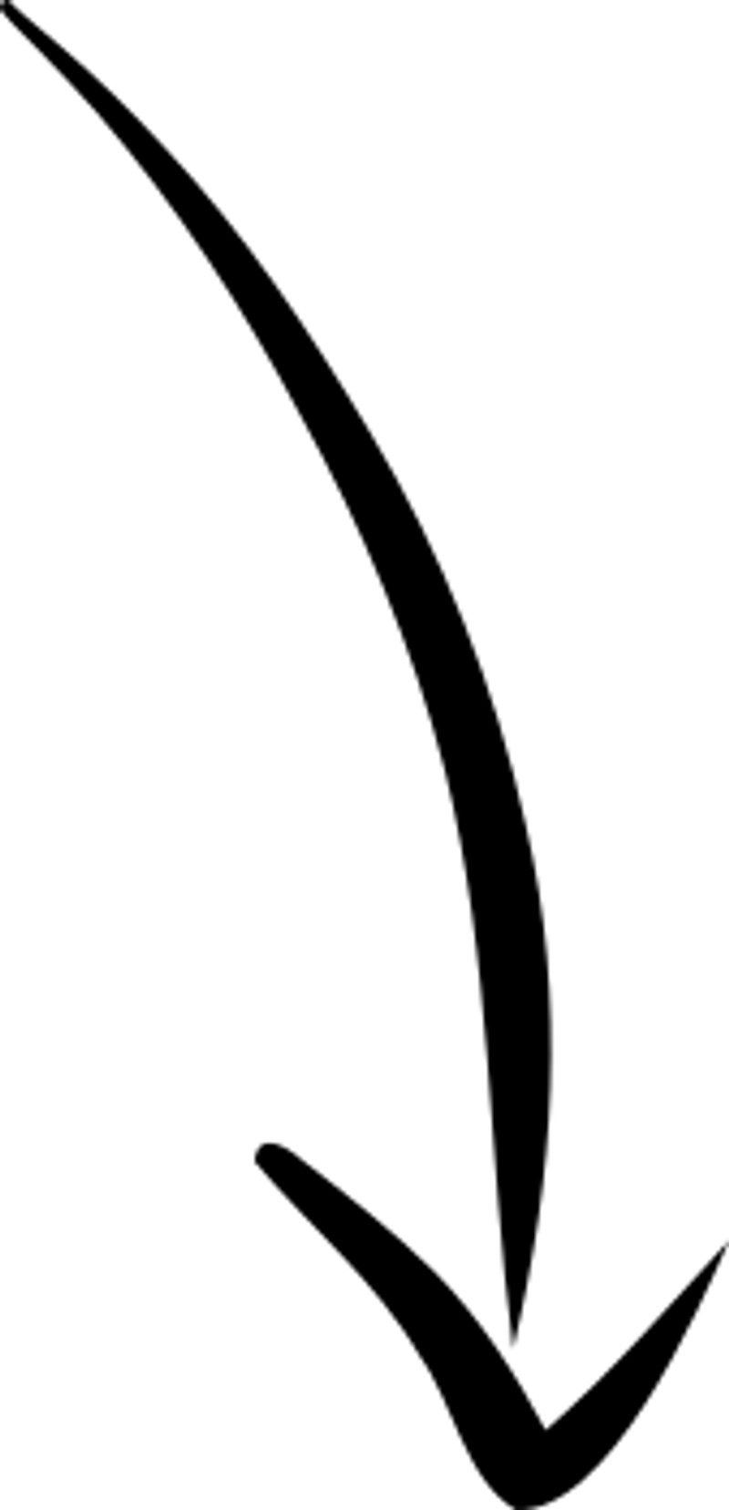 Free Simple Curved Arrow SVG - Mediamodifier