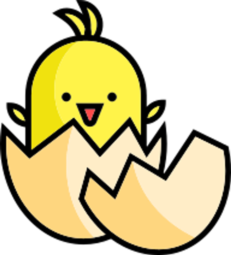 Free Hatching Chick Drawing SVG - Mediamodifier