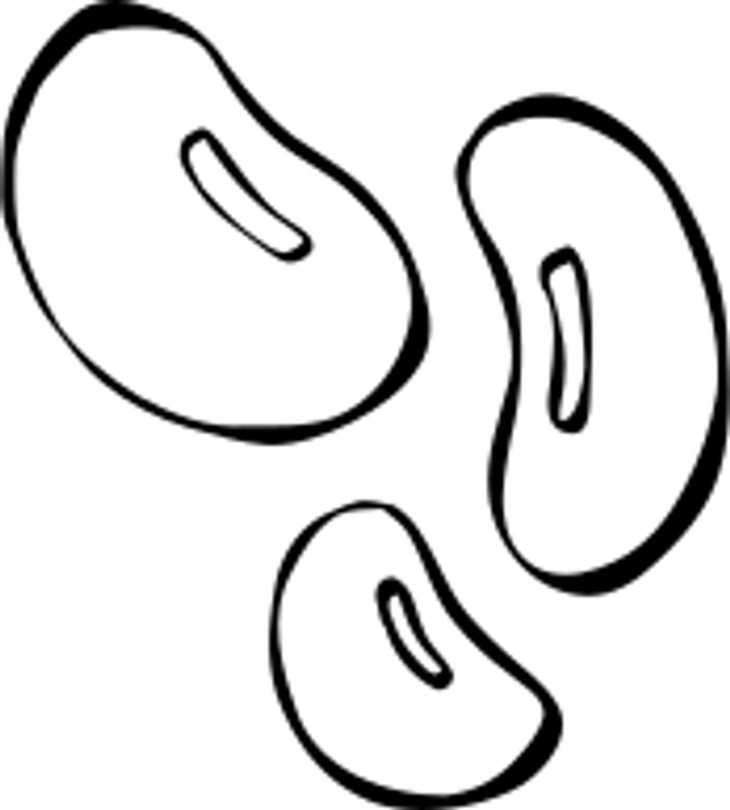 Free Beans Outline SVG - Mediamodifier