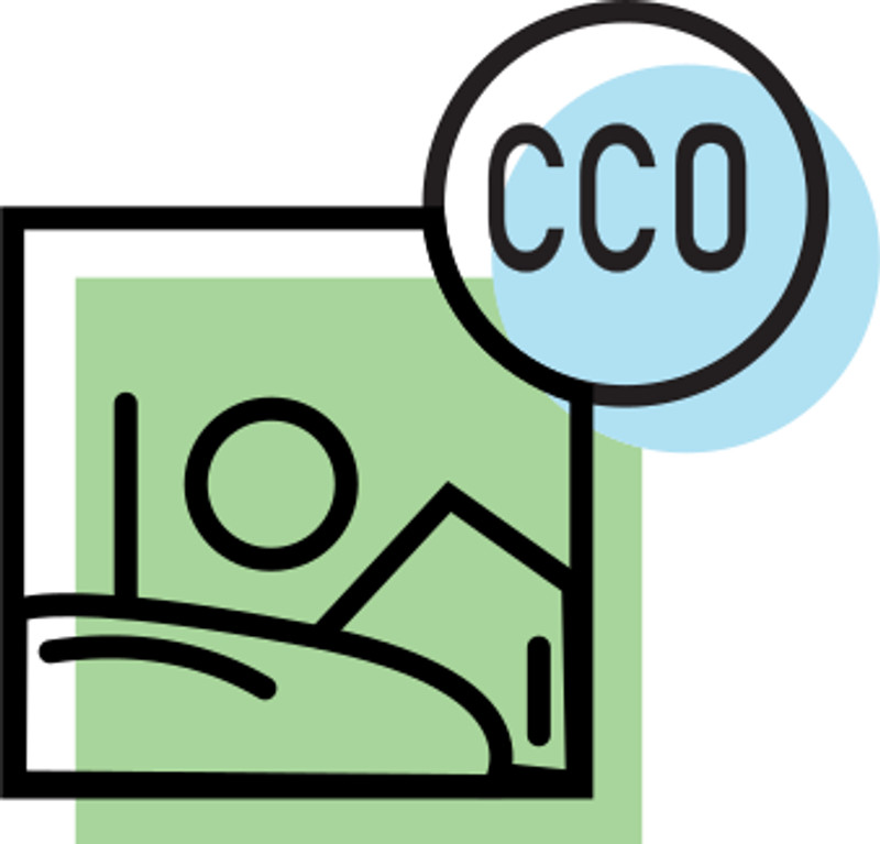 Free CCO Copyright SVG Icon with Image Illustration - Mediamodifier