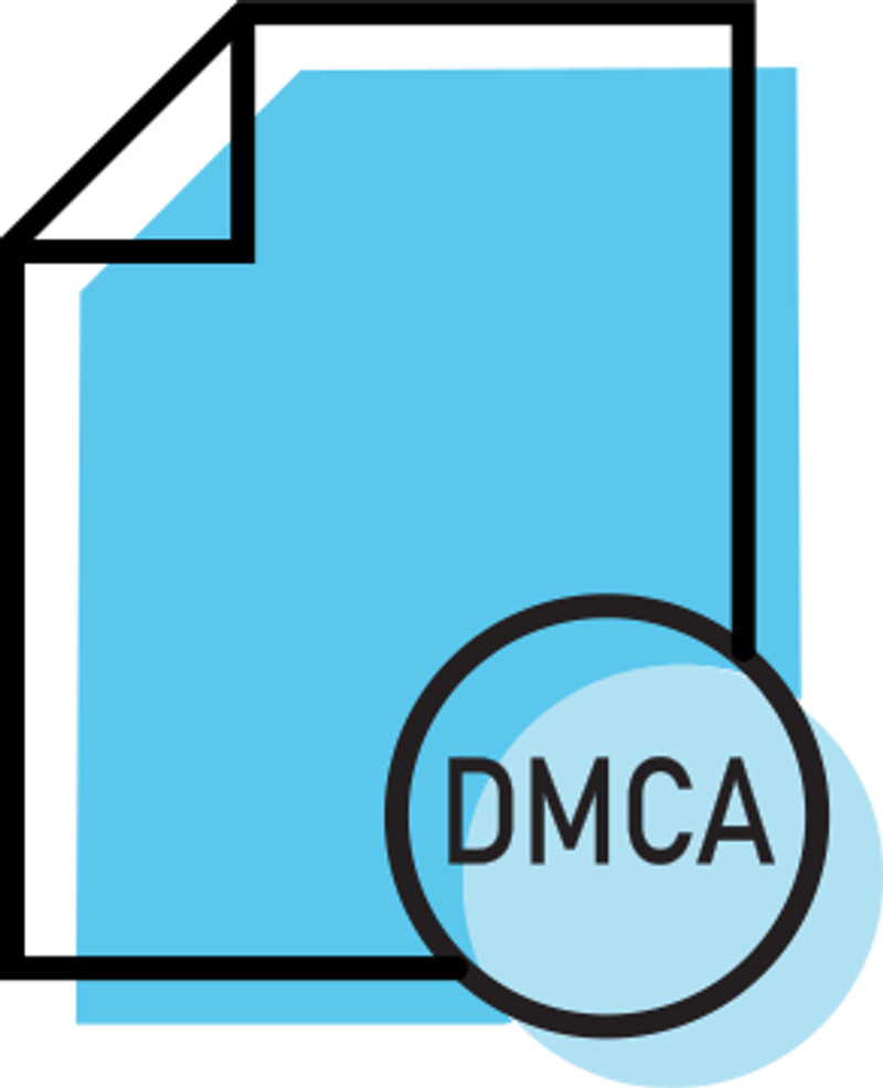 Free DMCA Copyright SVG Icon with Document Illustration - Mediamodifier