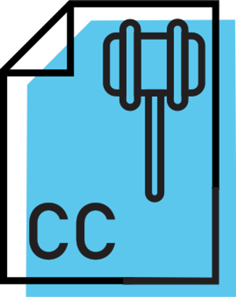 Free Creative Commons CC SVG Icon with Hammer Illustration - Mediamodifier