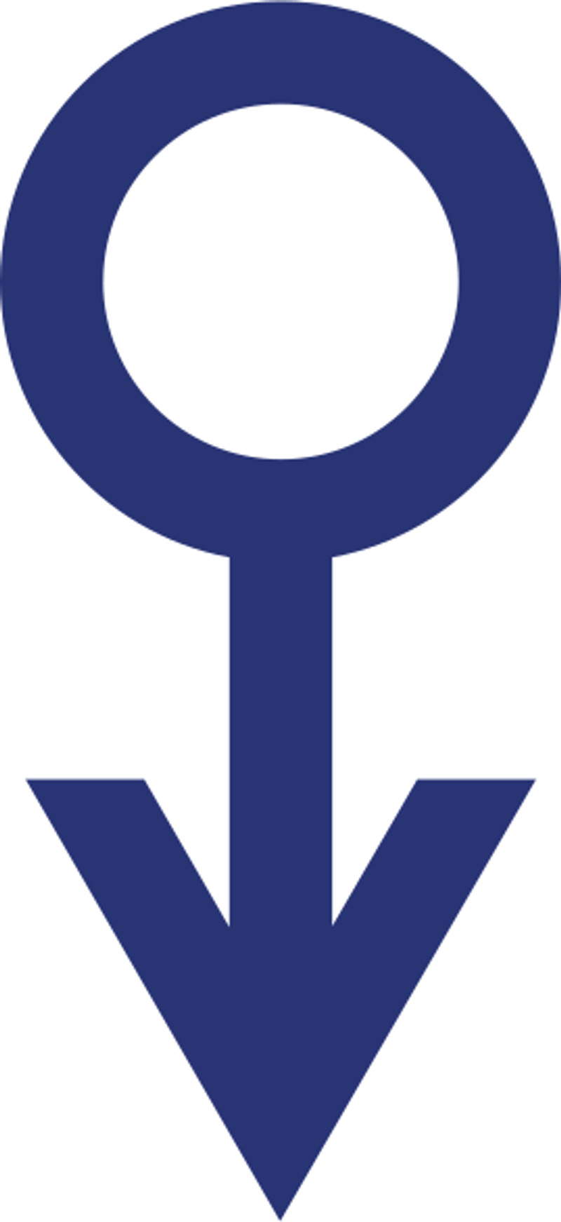 Free Male Symbol Shape SVG - Mediamodifier