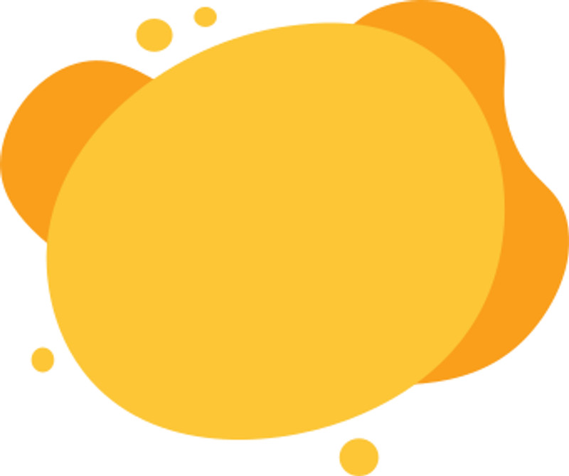 Free Abstract Minimalist Yellow Liquid Shaped Blob - Mediamodifier