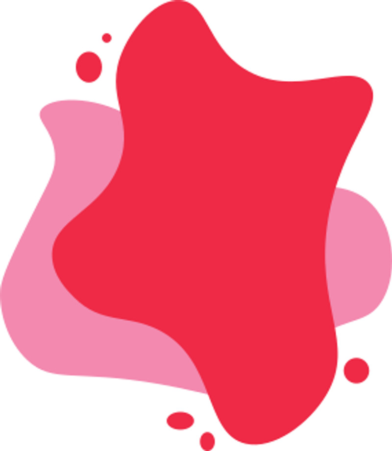 Free Abstract Minimalist Red Liquid Shaped Blob - Mediamodifier