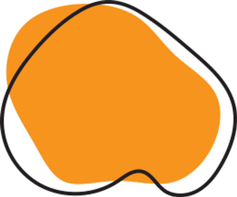 Free Abstract Minimalist Liquid Shaped Blob with Black Outline ...