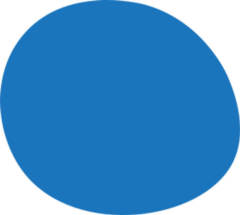 Free Abstract Minimalist Blue Liquid Shaped Blob - Mediamodifier