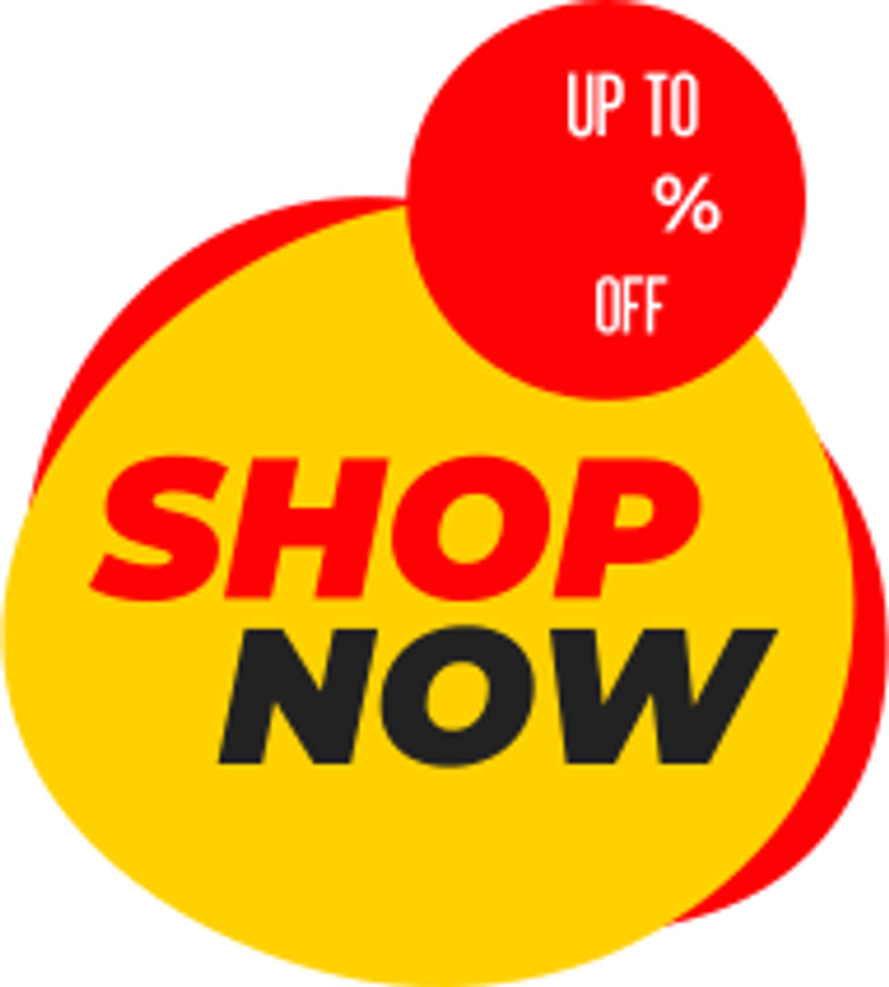 Free Shop Now and Discount SVG Vector Banner - Mediamodifier