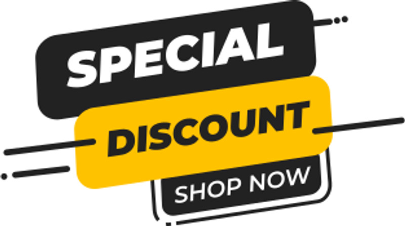 Free Special Discount SVG Vector Banner - Mediamodifier