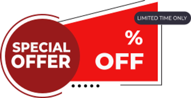 Free Special Offer and Discount SVG Vector Banner - Mediamodifier