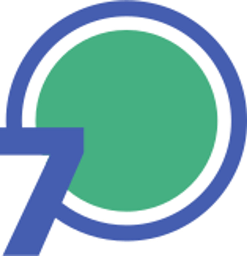 Free Number 7 in Circular Green Background - Mediamodifier