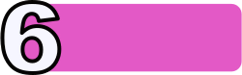 Free Number 6 in a Rectangular Background - Mediamodifier