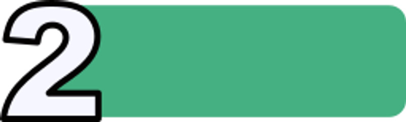 Free Number 2 in Green Rectangular Background - Mediamodifier