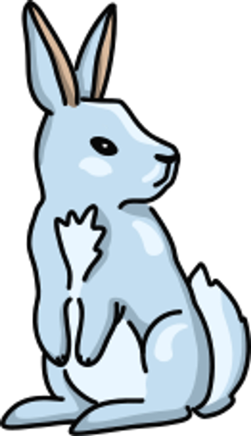 Wild Rabbit Illustration in SVG - Mediamodifier