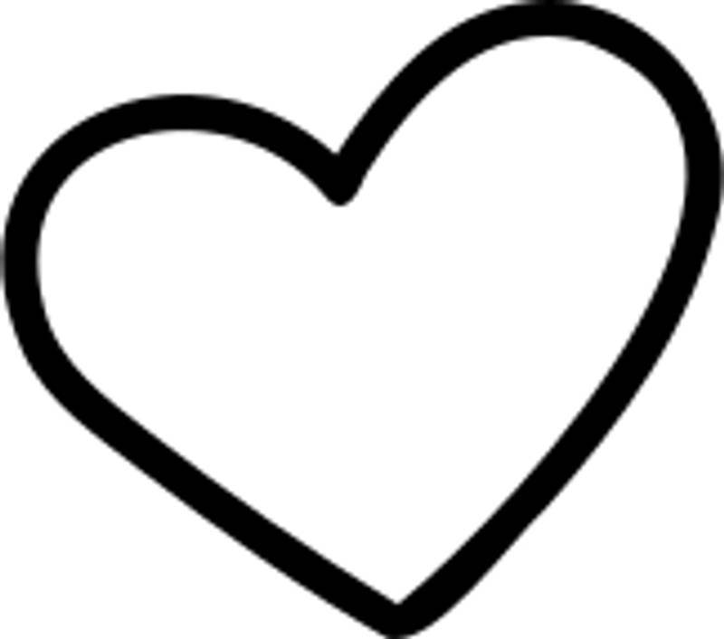 Free Round Heart Outline SVG - Mediamodifier