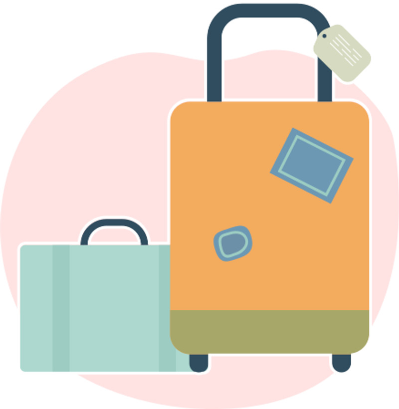 Free Suitcase for Travelling Icon - Mediamodifier