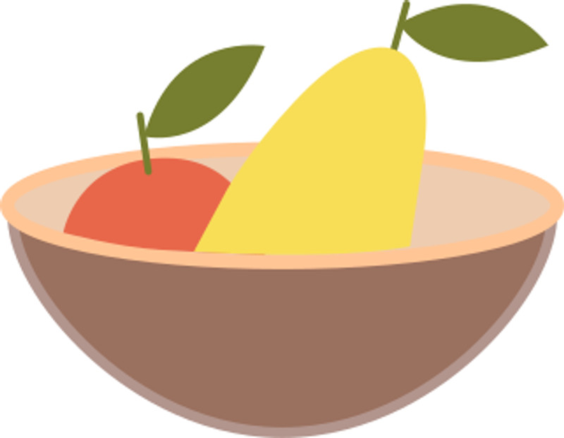 Free Fruit Bowl Icon Illustration - Mediamodifier