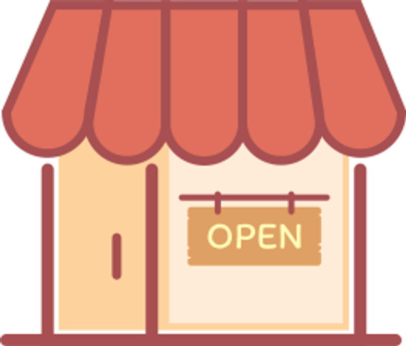 Free Open Shop Icon Illustration - Mediamodifier