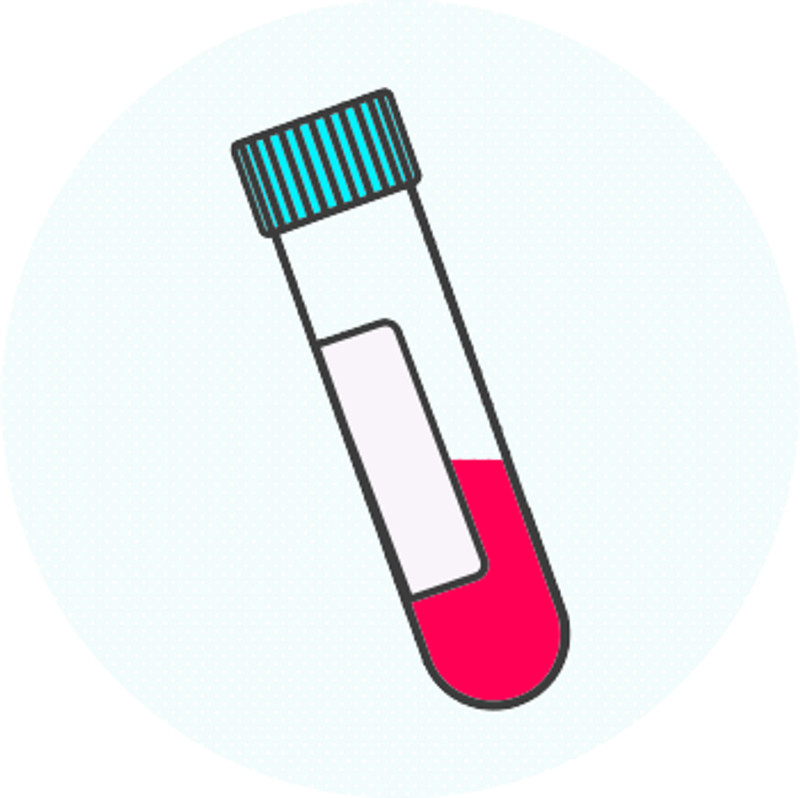 Free Sample Blood Collection Illustration Icon - Mediamodifier