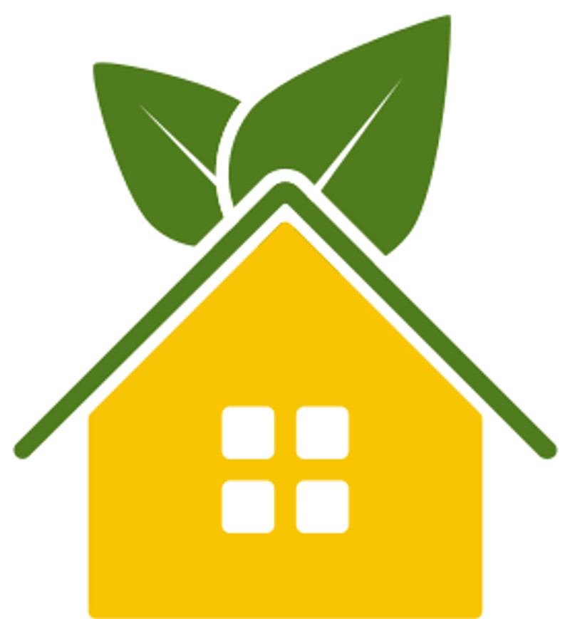 Free Green House Icon SVG - Mediamodifier