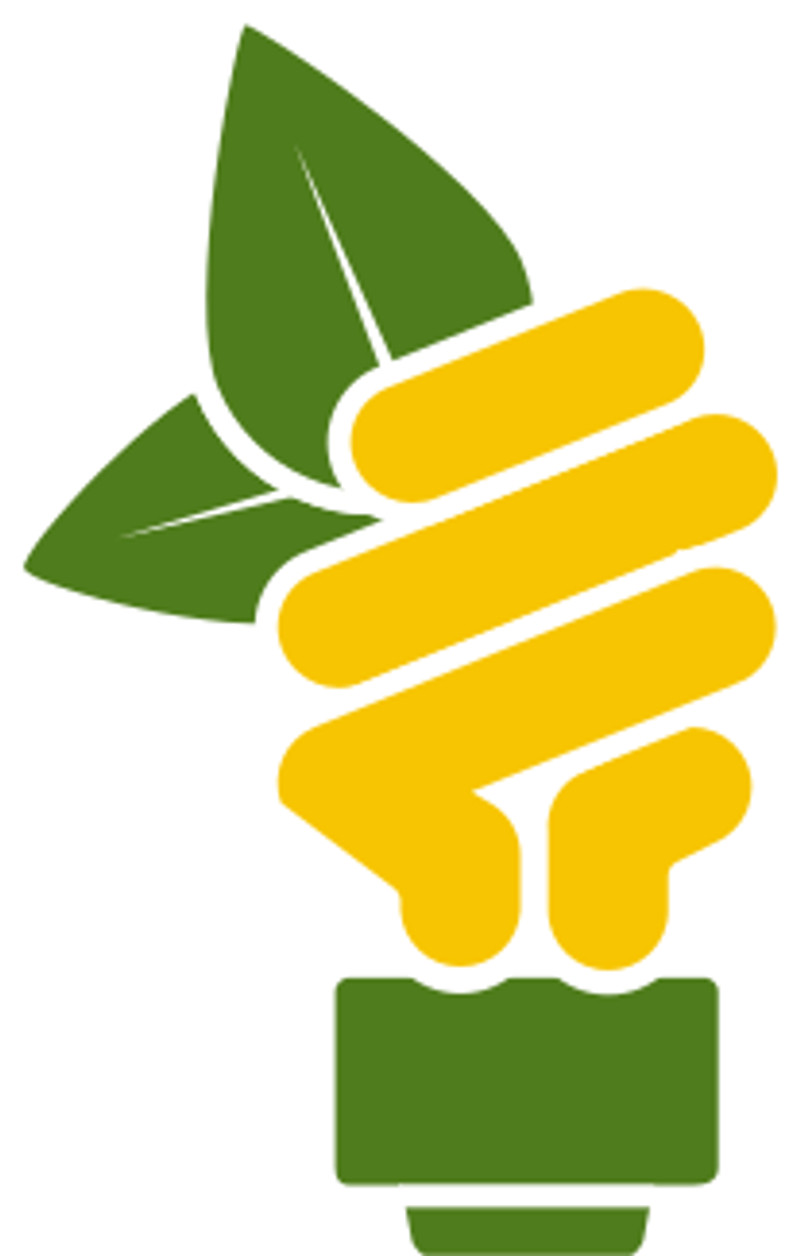 Free Green Energy Bulb Icon SVG - Mediamodifier