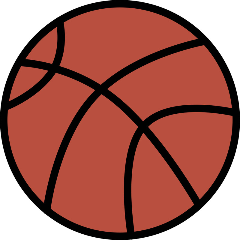 Free Basketball Icon SVG - Mediamodifier