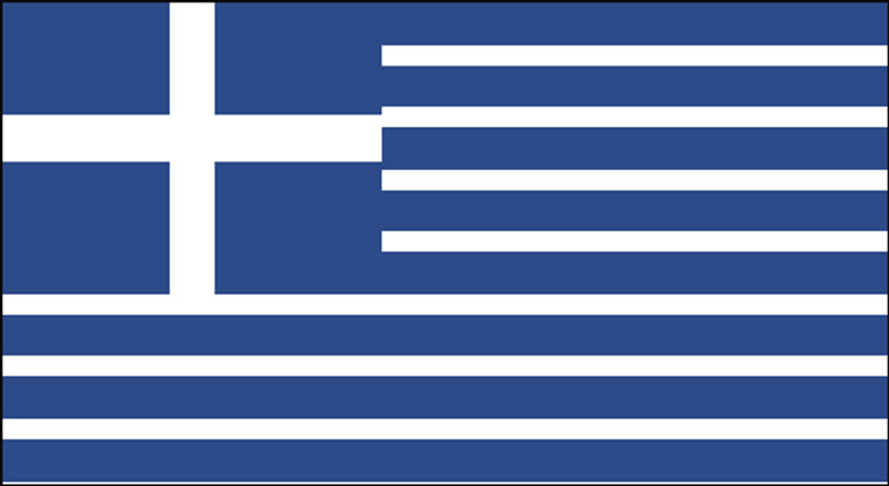 Free Greece Flag SVG Illustration - Mediamodifier