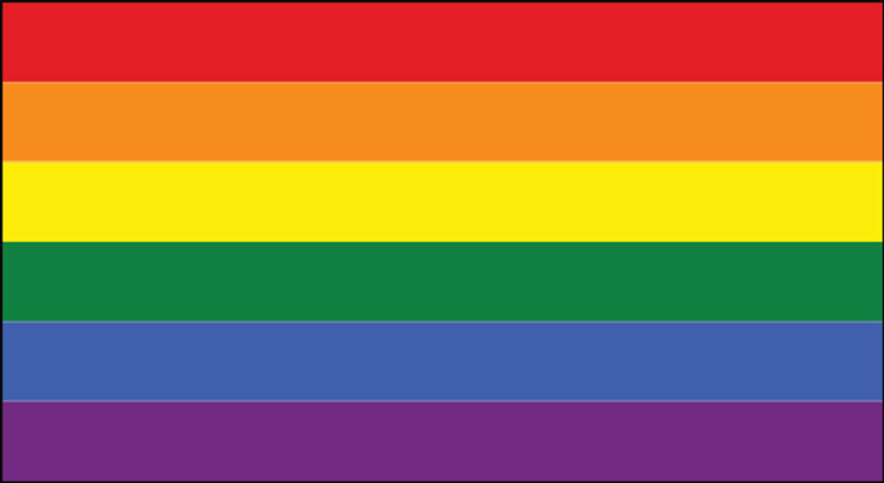 Free LGBT Flag SVG Illustration - Mediamodifier