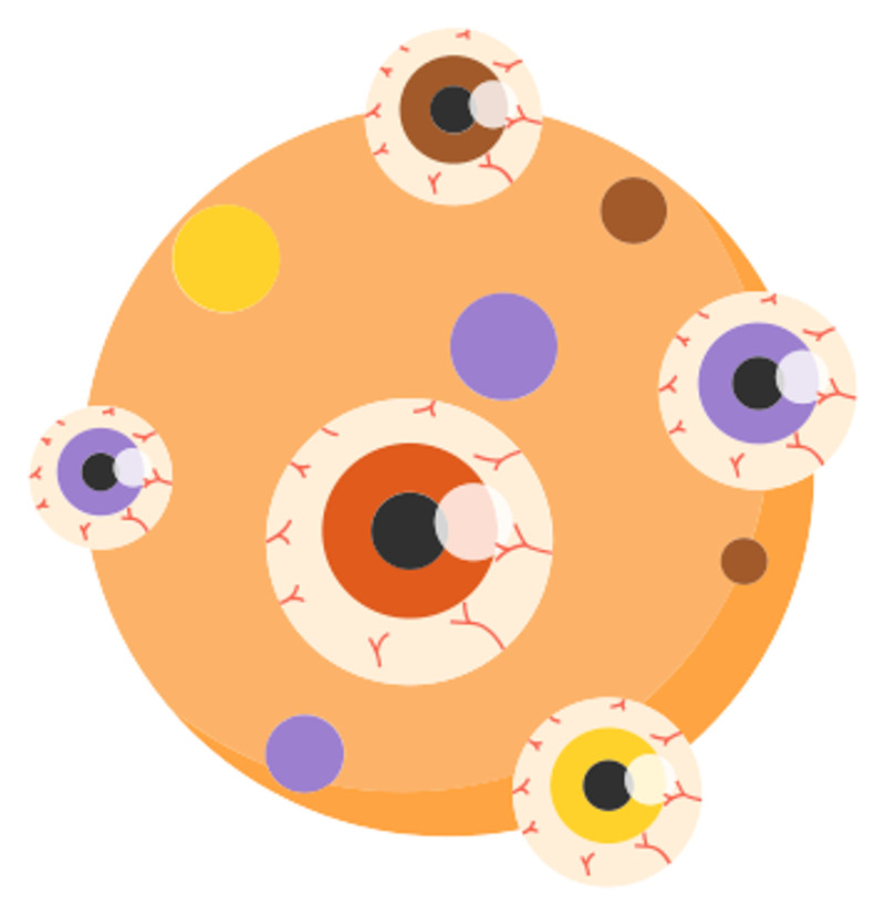 Free Halloween Horror Eye Ball Illustration - Mediamodifier