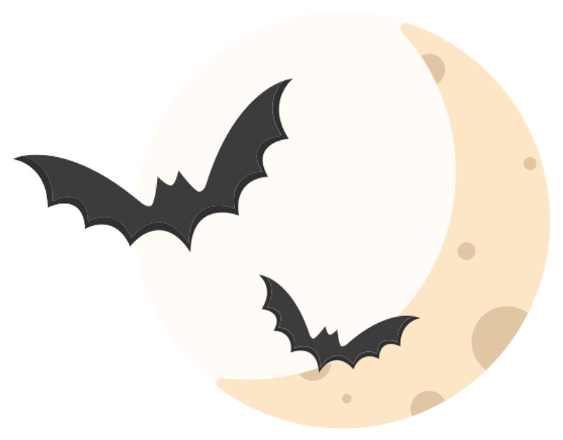 Free Halloween Flying Bat Illustration - Mediamodifier