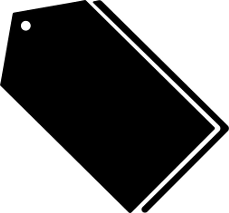 Free Clothing Tag Icon SVG - Mediamodifier