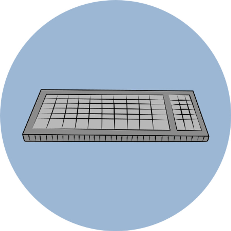 Free Hand Drawn Keyboard Illustration SVG - Mediamodifier