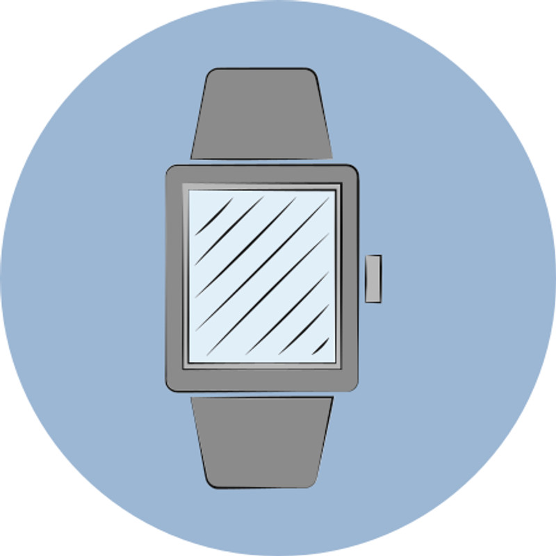 Free Hand Drawn Smart Watch Illustration SVG - Mediamodifier