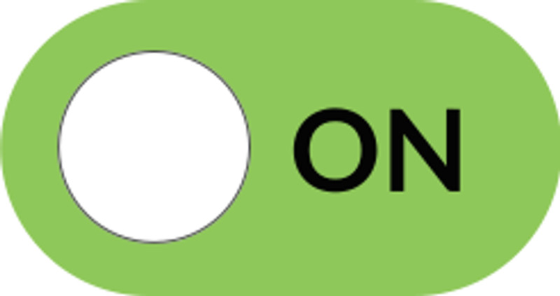 Free On Button SVG Vector Icon - Mediamodifier