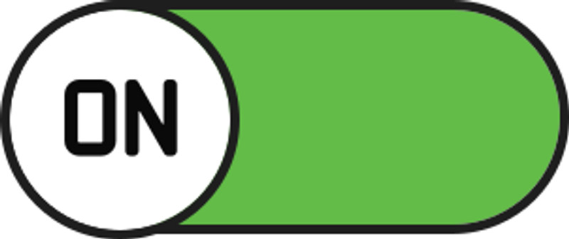 Free On Button SVG Vector Icon - Mediamodifier