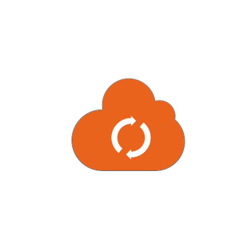 Free Cloud Data Icon Illustration SVG - Mediamodifier