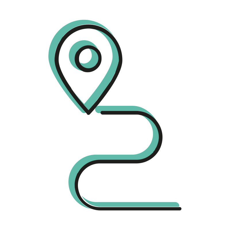 Free Location Route SVG - Mediamodifier