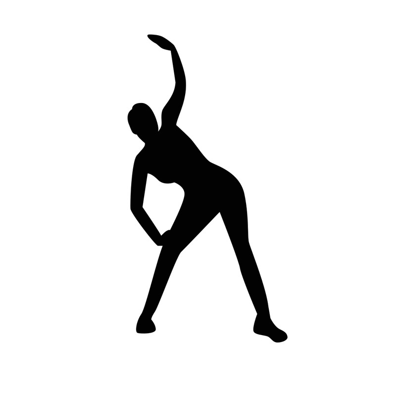 Free Person Stretching SVG - Mediamodifier
