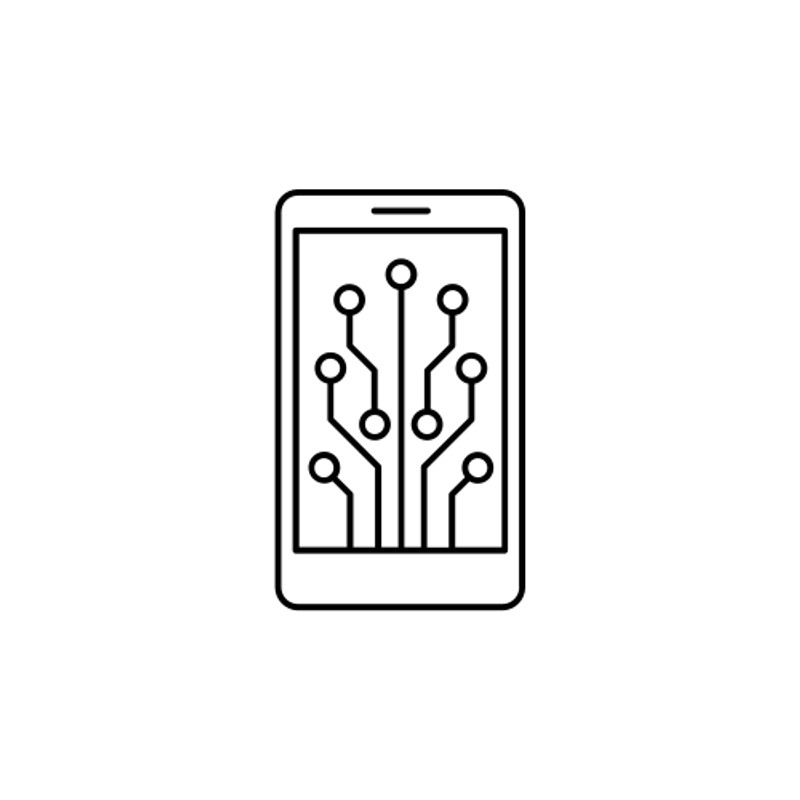 Free Microchips-telephone Illustrated SVG Icon - Mediamodifier