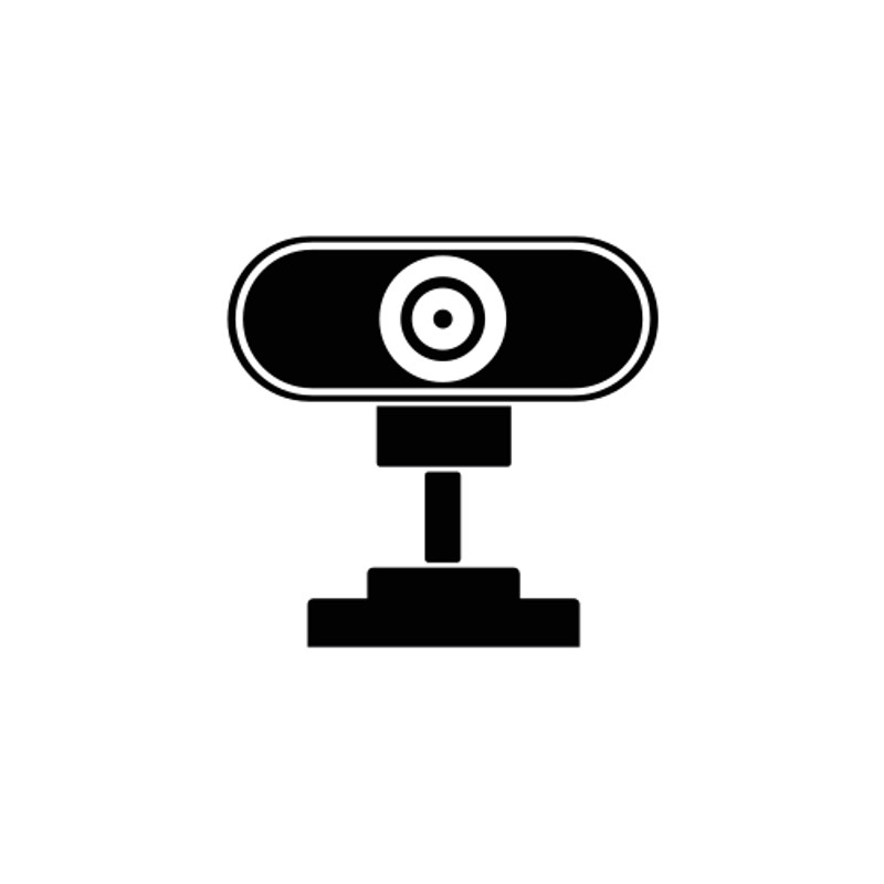 Free Webcam Line Art Icon - Mediamodifier