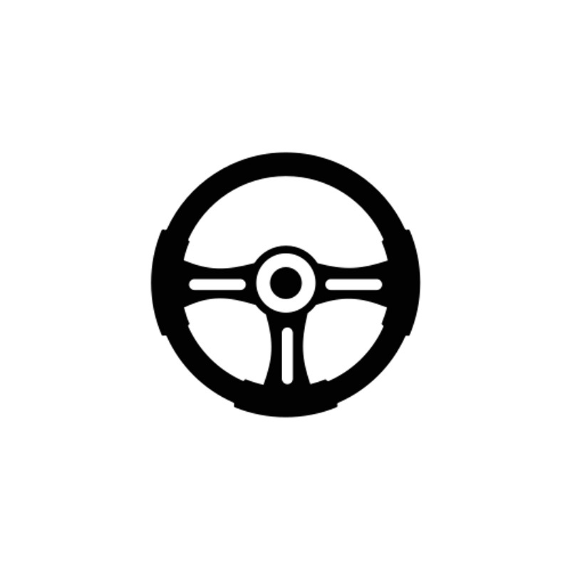 Free Gaming Car Race Handle Line Art Icon - Mediamodifier