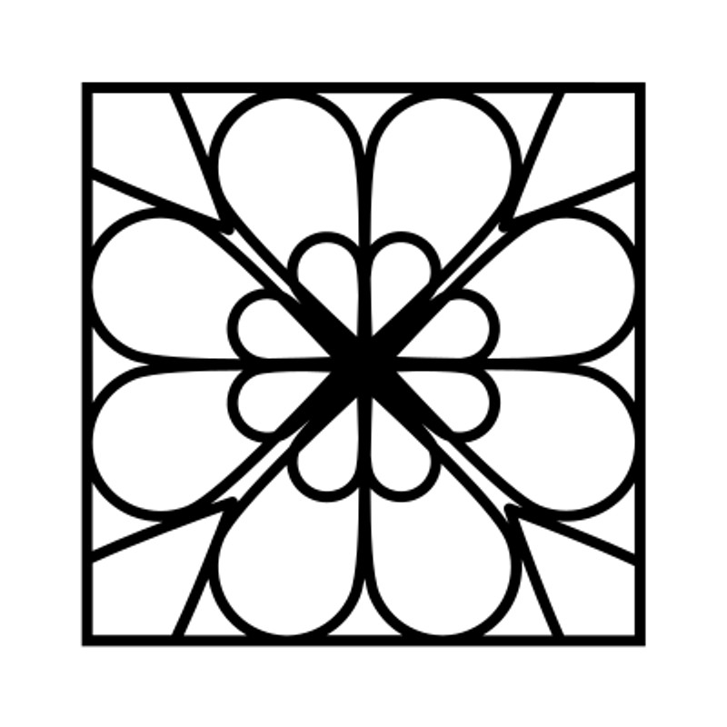 Free Square Design Element Line Art Icon - Mediamodifier